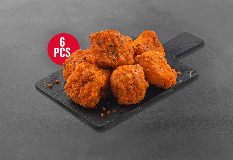 6 Pcs Chicken Kickers with a Dip