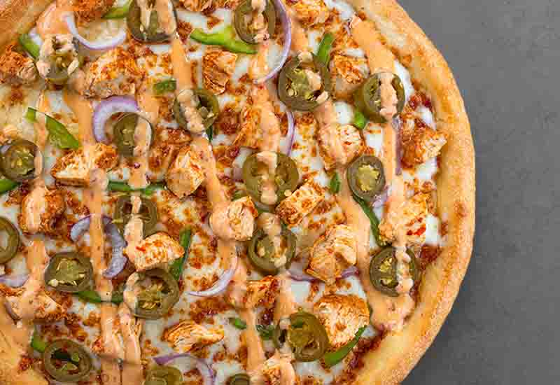 Creamy Peri Peri Pizza